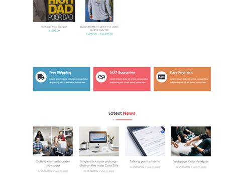 A Fully Functioning Ecommerce Website With Responsive Theme And