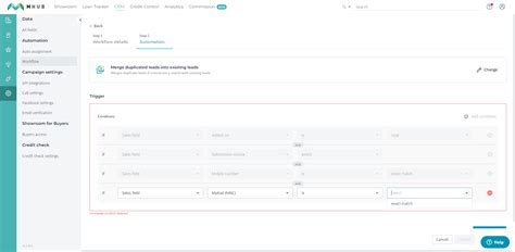 how do i merge duplicate leads mhub support