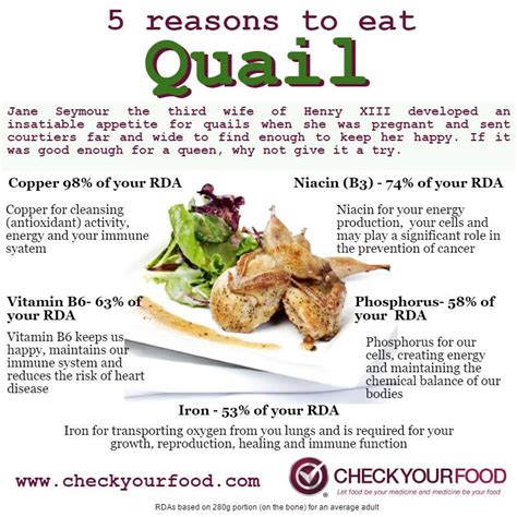The Health Benefits Of Quail Check Your Food Quail Raising Quail