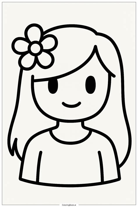 Trang Tô Màu Aphmau With A Flower In Her Hair Có Thể In Miễn Phí Dưới định Dạng Pdf And Png
