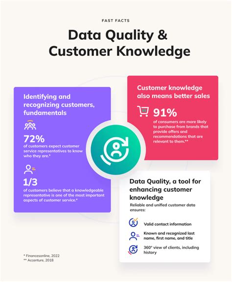 Fast Facts Data Quality And Customer Insight Infographic