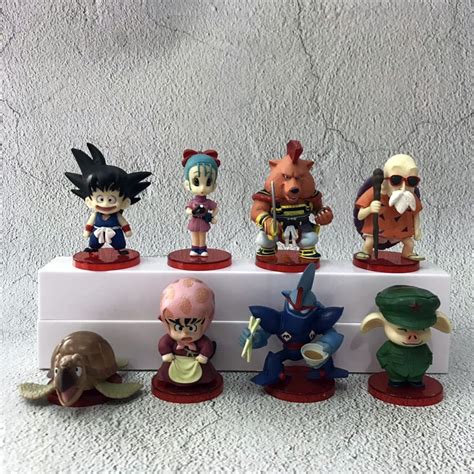Mô Hình Dragon Ball Đáng Yêu Set C7 8 Nhân Vật Ezpc