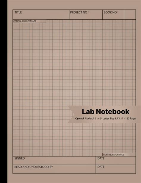 Lab Notebook Laboratory Notebook Quad Ruled Science Lab Book With Grid