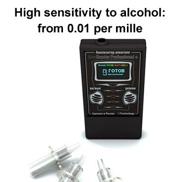 Breathalyzer alcohol detector | professional grade police accuracy ...