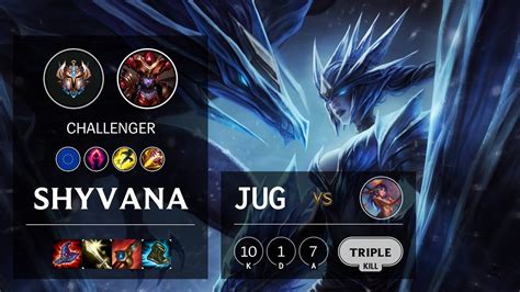 Shyvana Jungle Vs Lillia Euw Challenger Patch 1016 Youtube