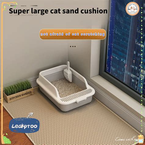 【clearance Sale 】cat Litter Mat Double Layer Eva Double Layers Easy
