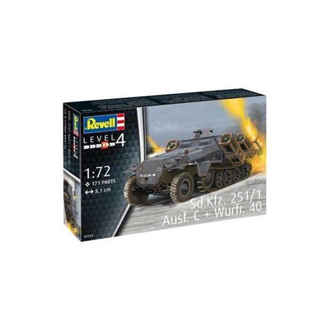 Revell Maket Askeri Araç N 03324 Sd Kfz Ausf C Wurfr 40 Revell