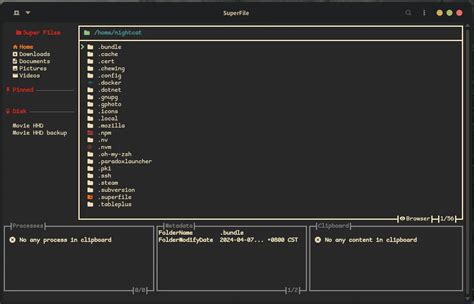 [oc] Pretty Fancy And Customizable File Manager For The Terminal R Unixporn