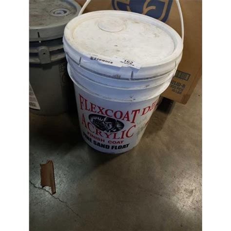 5 Gallon Pail Of Flexcoat Acrylic Fine Sand Float