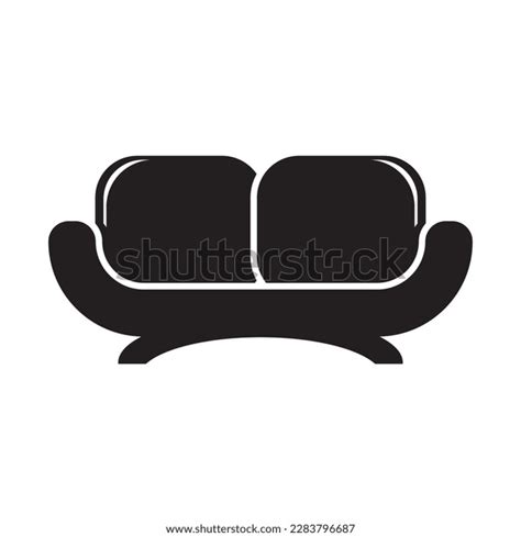 Sofa Chair Logo Iconillustration Design Template Stock Vector Royalty