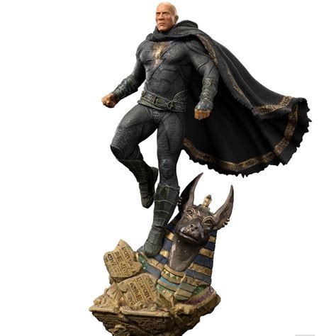 Black Adam Statue Tagged Statue