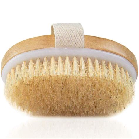 Dry Brushing Body Brush Natural Bristle Exfoliating Brush Wholesale