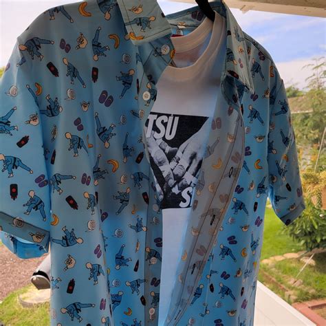 Bjj Emoji Icons Button Down Party Shirt Bjj Swag