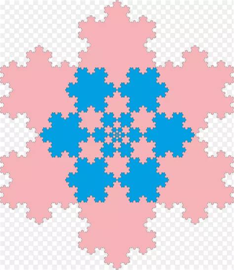 科赫雪花分形曲线l 系统 雪花PNG图片素材下载 图片编号1946891 PNG素材网