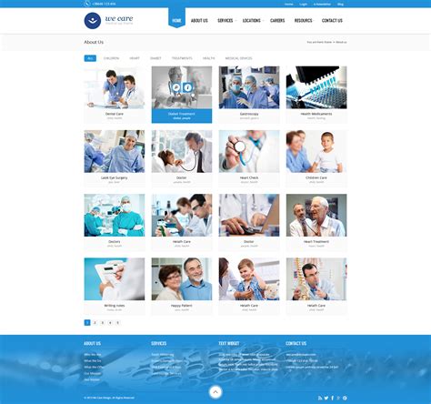 We Care Premium Medical Html Template By Premiumlayers Themeforest