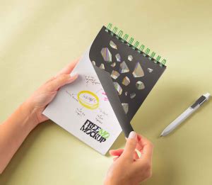 Spiral Notebook Mockup