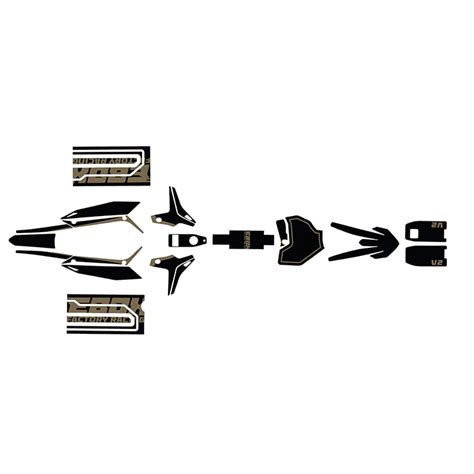 Stomp Ebox V2 Graphics Sticker Kit Black