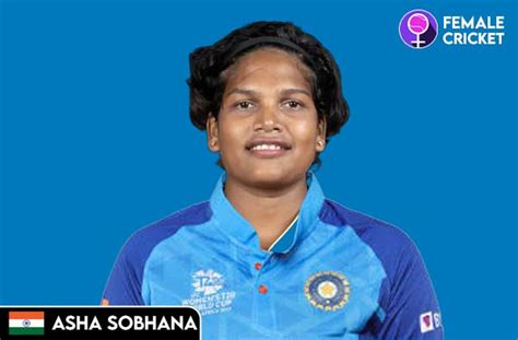 Who Is Asha Sobhana Bio Stats India Player Female Cricket