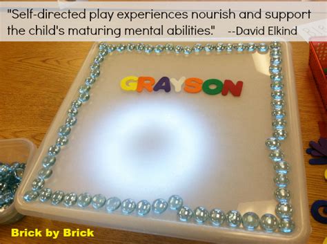 Brick By Brick Self Directed Play