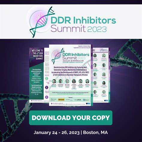 Full Event Guide Th Ddr Inhibitors Summit