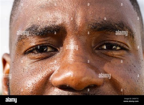 Close Up Of Person S Face Difficult To Describe Context Of Hydroponic