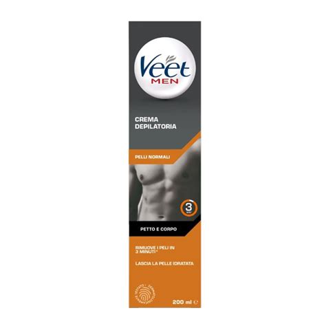 Veet Men crema depilatoria 200ml - Pelli Normali
