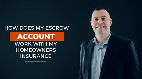 How Does An Escrow Account Work With My Homeowners Insurance Youtube