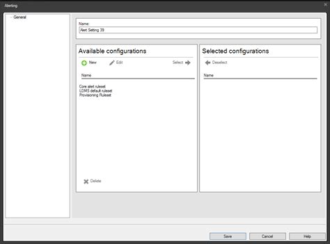 Configuring Alert Rulesets