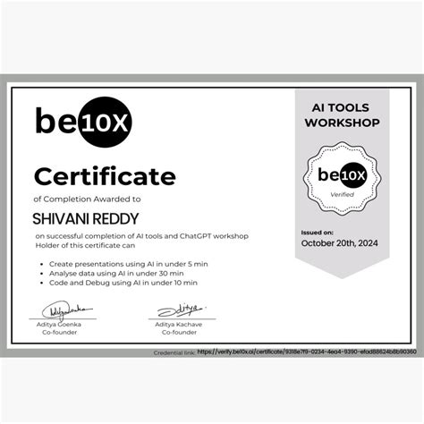 Shivani Reddy On Linkedin Airevolution Aiworkshop Be10xcertified Futureofwork Aiandinnovation