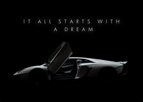 It All Starts With A Dream Poster Picture Metal Print Paint By