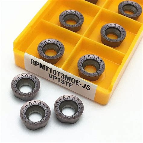 Pastilha Inserto RPMT 10T3MOE JS VP15TF Inserto Jfera Inserto Para