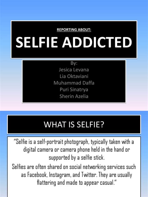 Social Phenomenon Selfie Pdf