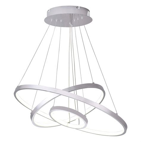 LAMPA SUFITOWA ŻYRANDOL LED NOWOCZESNA SALONU RING ZEDD A D B Cena Opinie Lampy
