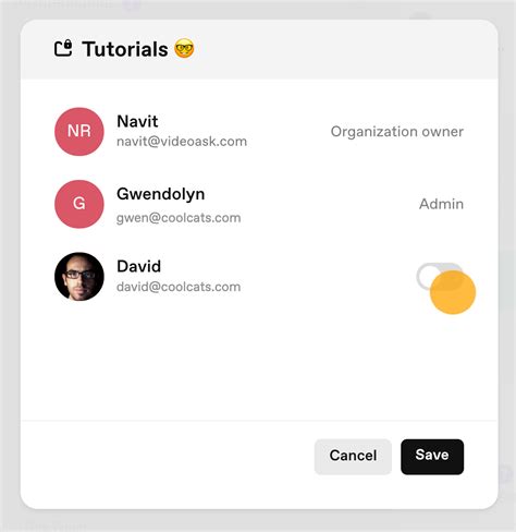 Manage Folders And Folder Permissions VideoAsk