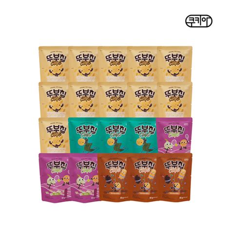 쿠키아 뚜부과자 4종 오리지널11봉 옥뚜카지3봉 양파맛3봉 김맛3봉 뚜부칩