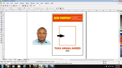How To Design ID Card In CorelDraw