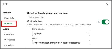 how to add a link to your linkedin profile