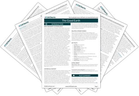 The Good Earth Character Analysis Litcharts