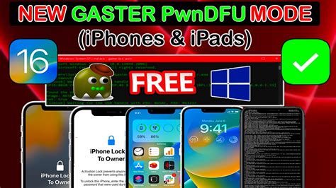 Gaster Pwndfu Mode Ios 1615 Windows Ipwndfu Ios 16 Fix Boot Errors In