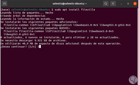 Instalar FileZilla En Ubuntu 21 04 Cliente Solvetic
