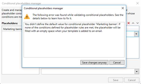 Use Placeholders To Personalize Your Templates Conditional