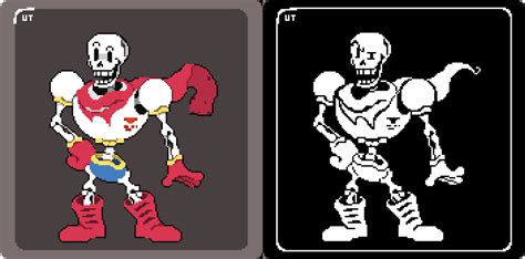 Undertale Papyrus Sprite V7 By Hateleader122 On Deviantart