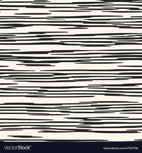 Monochrome Variegated Textured Striped Pattern Vector Image