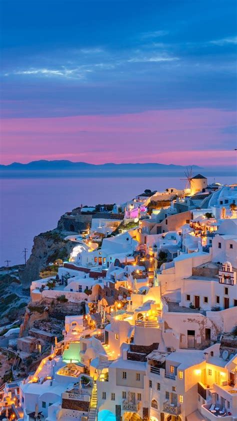 Bing Hd Wallpaper Oct 14 2025 Village Of Oia In Santorini Greece