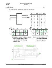 ECE HW Key Docx ECE HW Introduction To Digital Design Take Home HW Solution