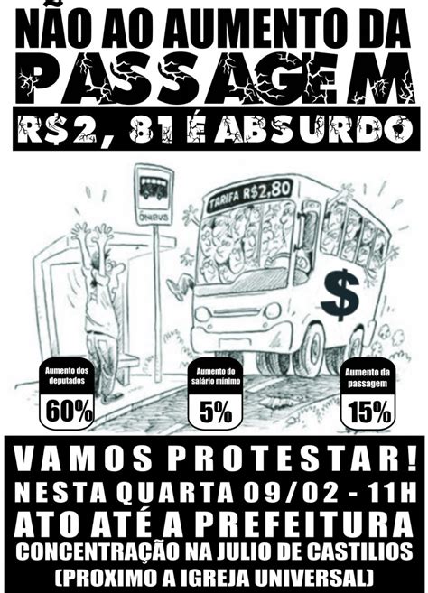 Ato Contra O Aumento Da Passagem De ônibus Daeca