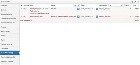 Query monitor cos è e come usare questo plugin