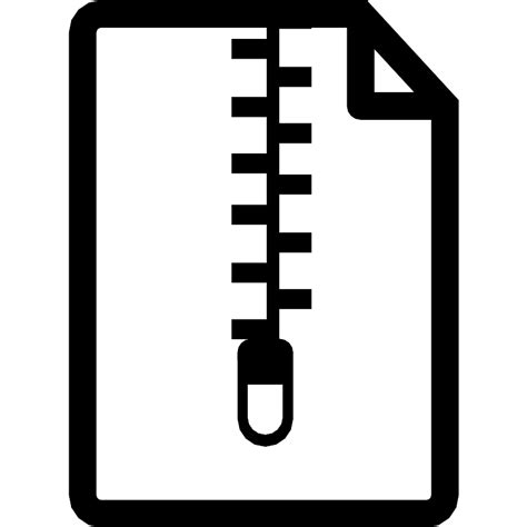Zip File Document Variant Vector Svg Icon Svg Repo