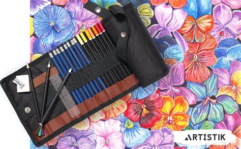 Artistik Colored Pencil Set 47 Pieces Vivid 3 5 Mm