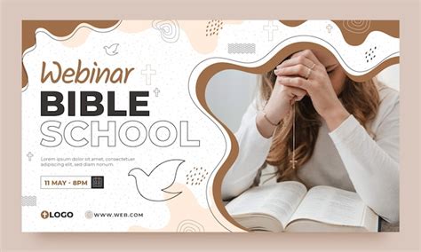 손으로 그린 기독교 교회 방문 페이지 무료 벡터